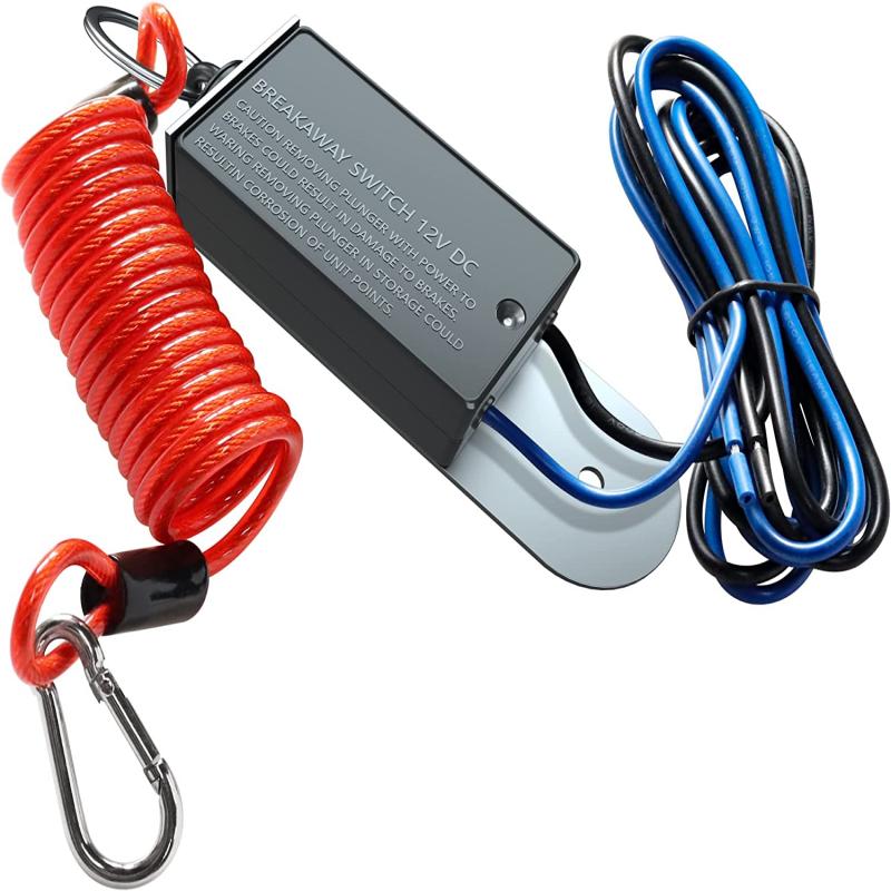 China Trailer Breakaway Switch with 4 Ft Breakaway Coiled Cable ...