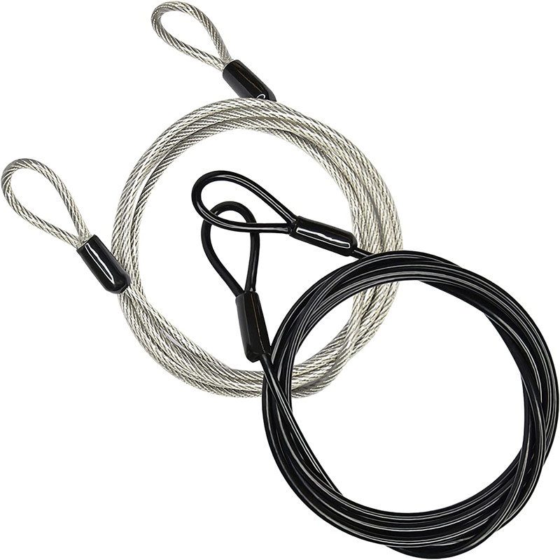 China 100CM/3.3ft 3mm Outdoor Travel Security Cable Lock,Braided Steel ...
